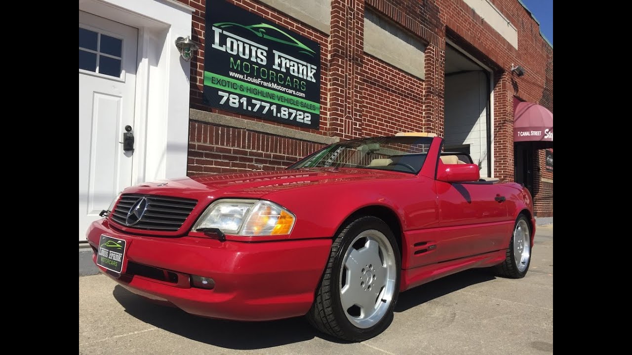 1996 Mercedes Benz SL500 Roadster Walk-around Presentation at Louis ...