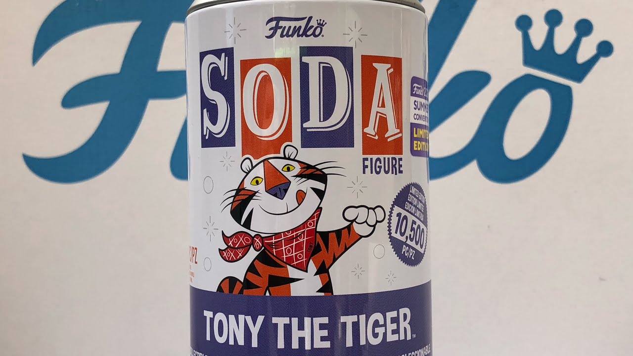 Tony the Tiger Funko Soda opening - YouTube