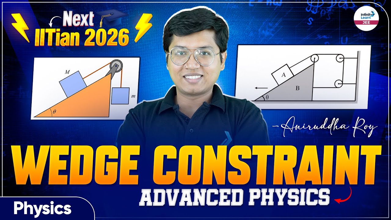 Wedge Constraint - Advanced Physics | Class 11 Physics | JEE 2026 ...