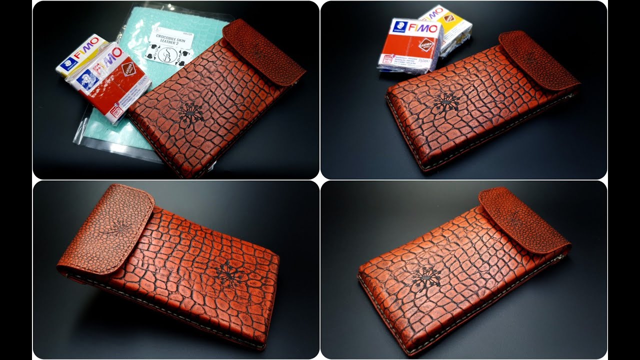 How to make: Brown phone case completely from polymer clay! Full ...