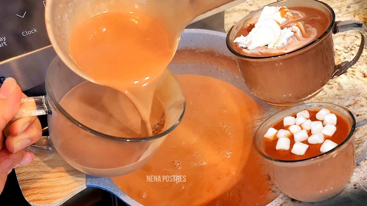 Chocolate Calientito para este frío ☕🍫 CREMOSITO! - YouTube