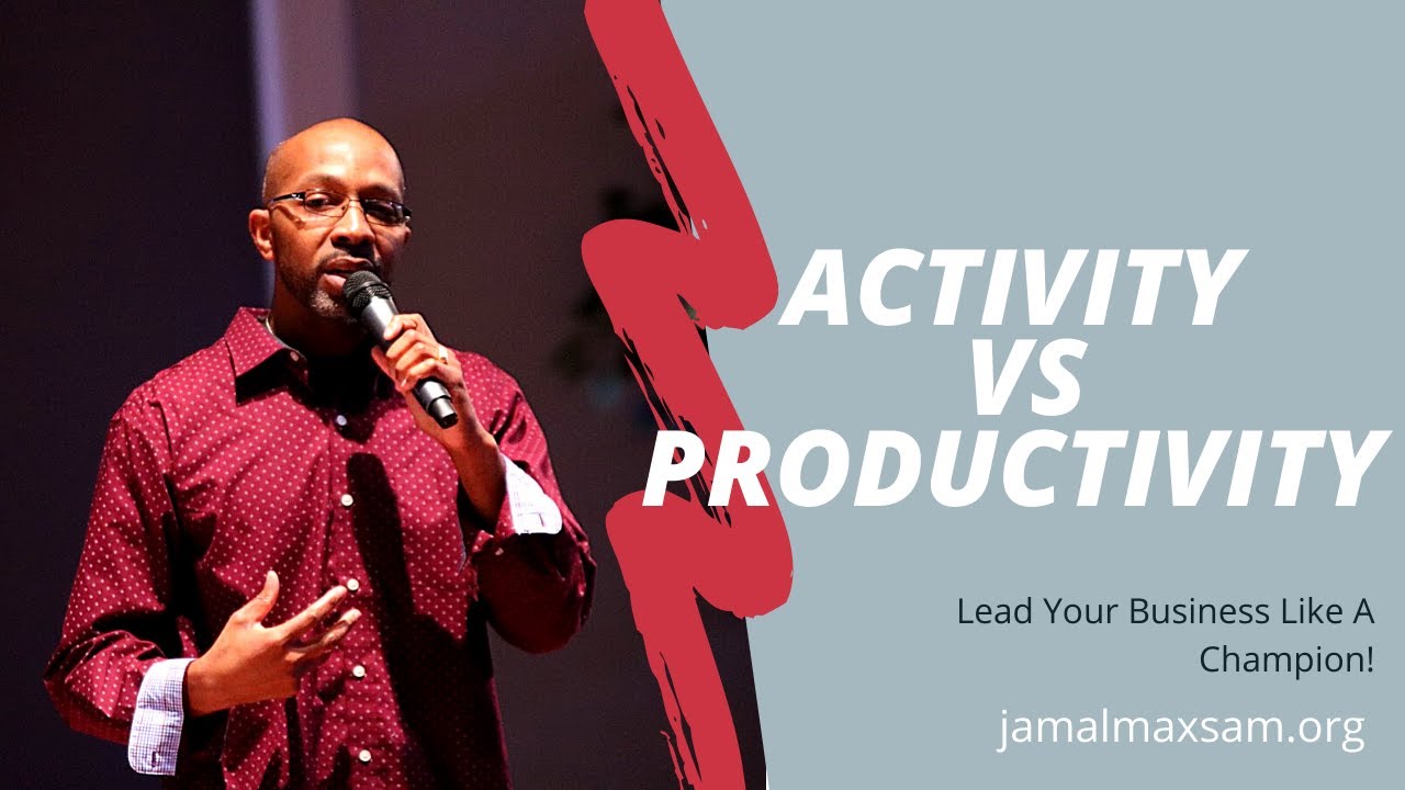 Success Tip Activity vs Productivity 6 3 2020 - YouTube