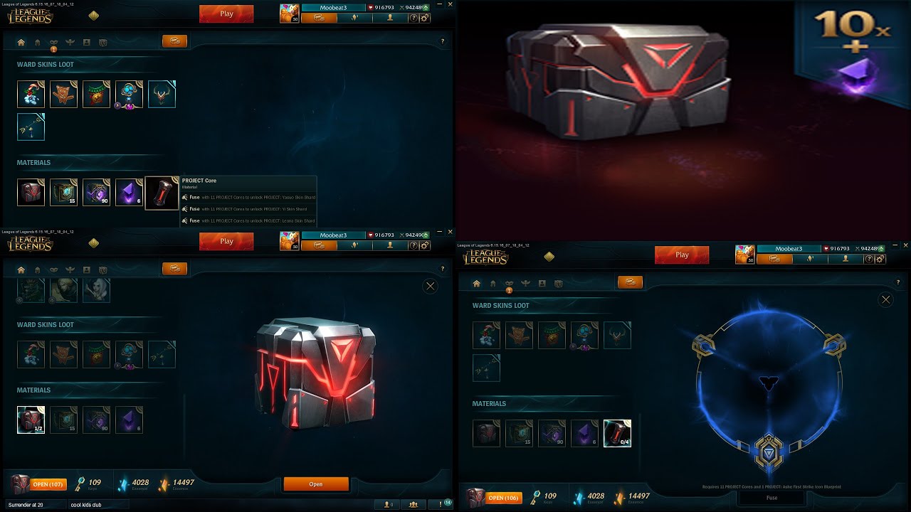 NUEVOS COFRES DE LA ARTESANIA HEXTECH PROYECTOS GEMAS GENIAL!! - YouTube