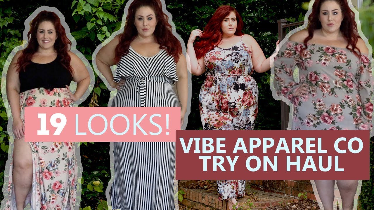 Vibe Apparel Co - Affordable Plus Size Try On Haul - YouTube