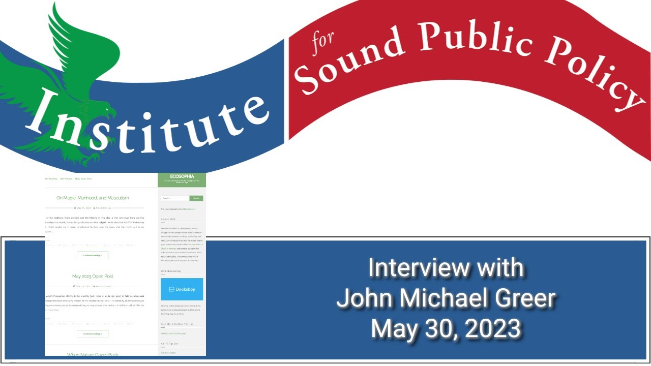 John Michael Greer Discusses Enchantment and Social Cohesion in America ...