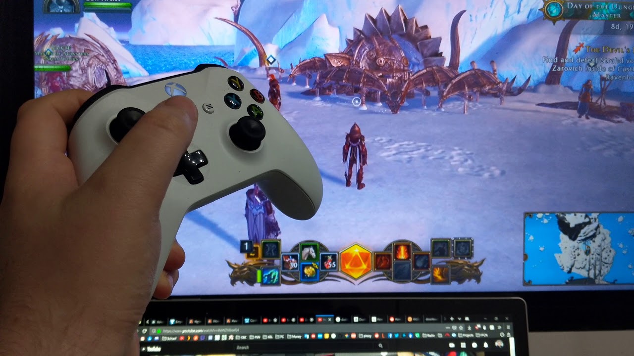 Neverwinter PS4 w/ Xbox controller - YouTube