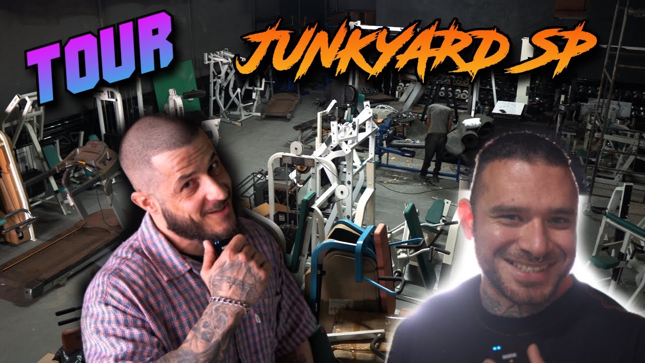 TODAS AS MAQUINAS DA JUNKYARD GYM CHEGARAM EM SÃO PAULO! TOUR JUNKYARD ...