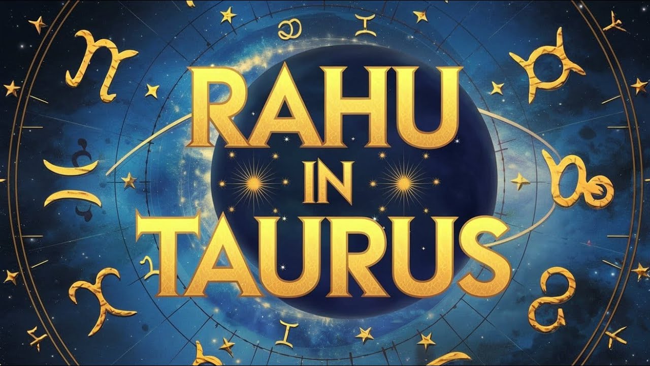 Rahu In Taurus In Vedic Astrology - YouTube