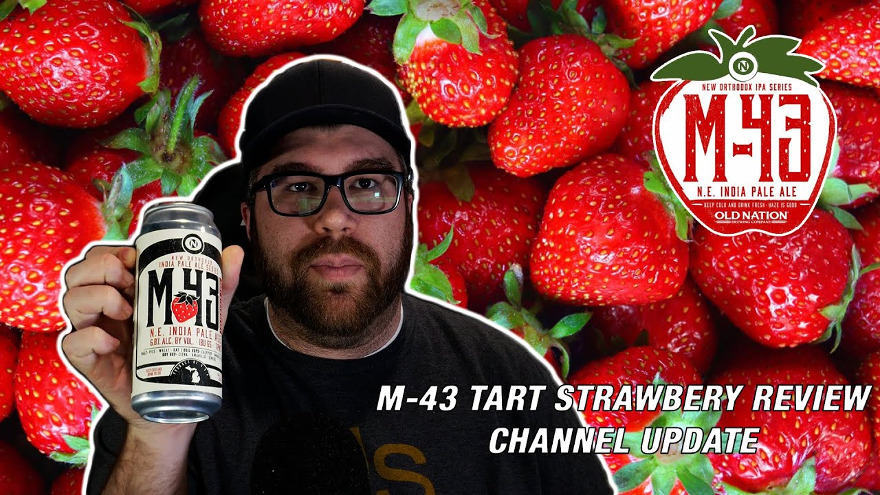 M-43 Tart Strawberry IPA Review - Craft Beer Friday - YouTube