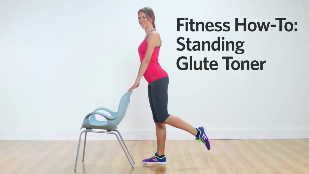 Standing Glute Toner workout exercises - YouTube