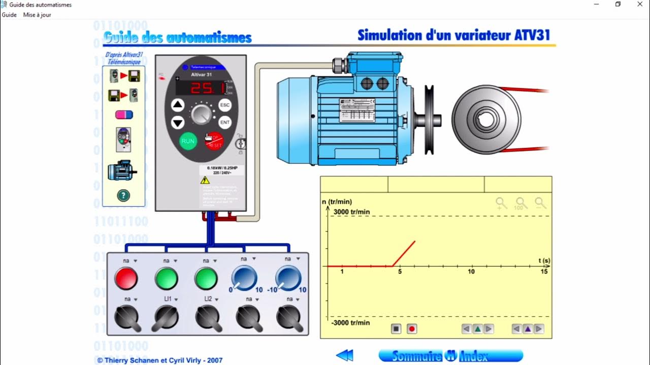 COMMENT CONFIGURER UN ATV31 EN MODE 2C - YouTube