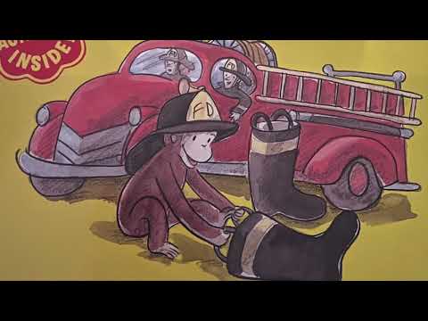 Curious George and the Firefighters 🐵Kids Book Read Aloud to Adora’s 🚒 ...