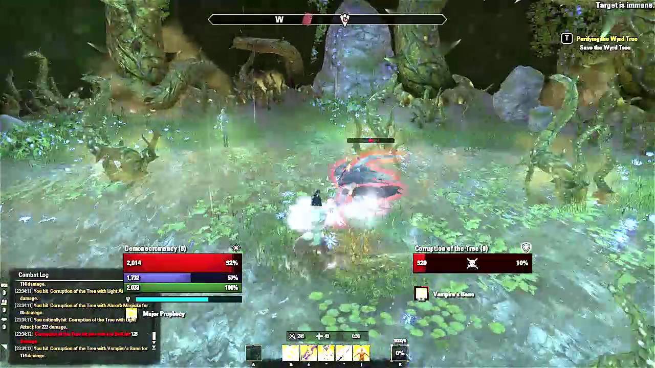 21 • ESO • Purifying the Wyrd Tree • Templar DPS Gameplay - YouTube