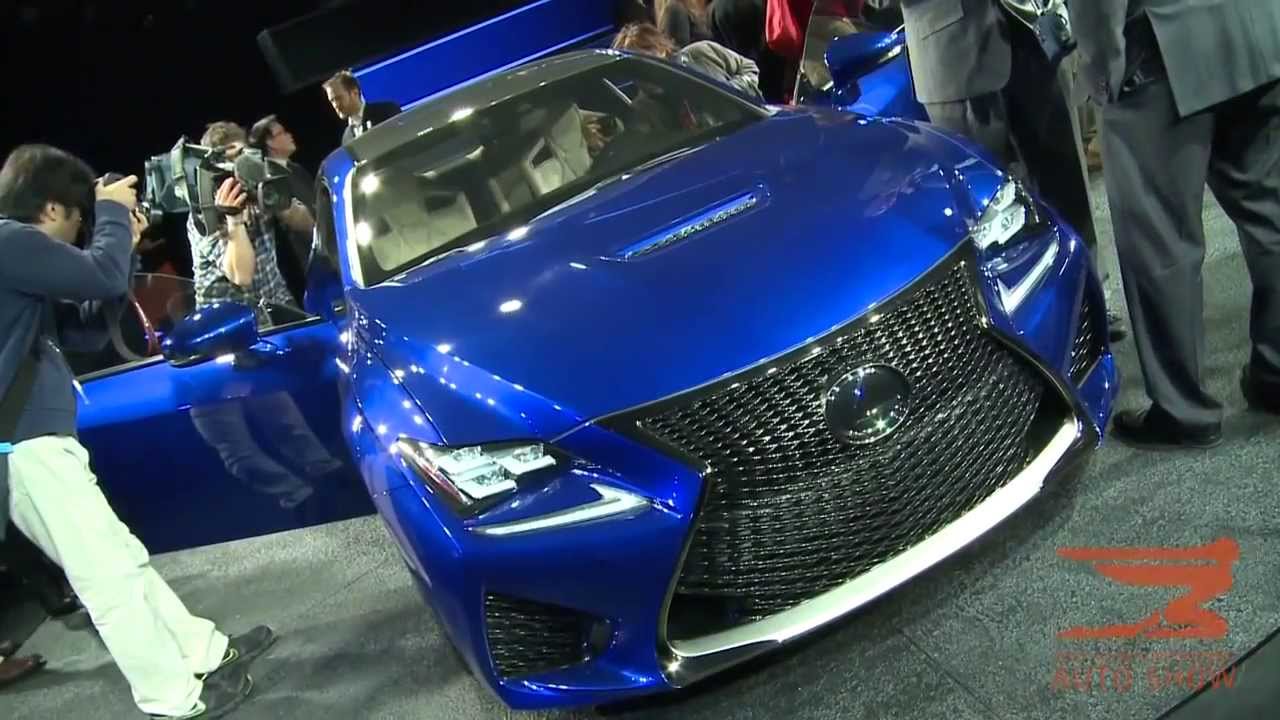 Lexus reveals the 2015 RC F performance coupe at the NAIAS in Detroit ...