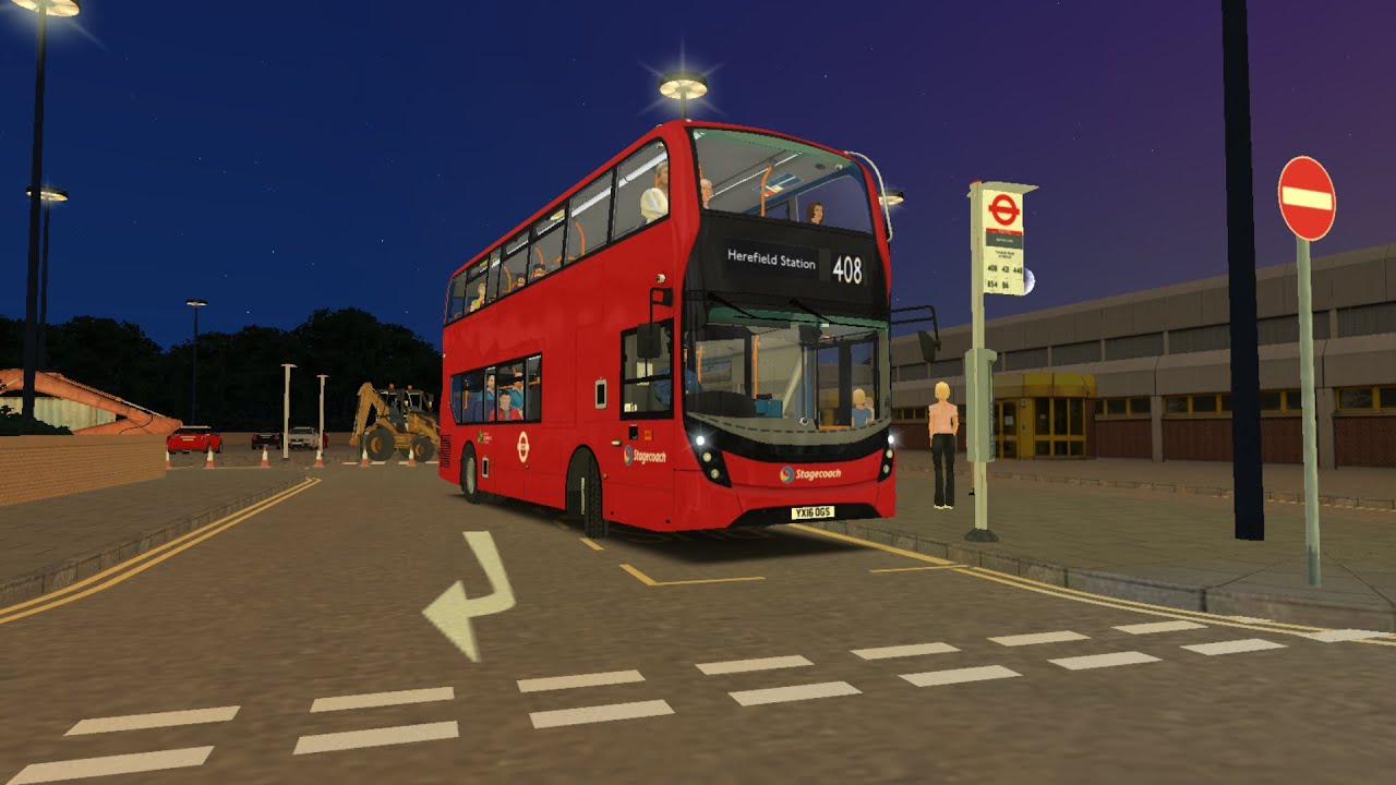 *Omsi 2* Bowdenham V5 on route 408 from Apsley Bus Station to ...