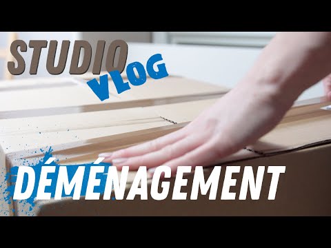 Studio Vlog #1 - Je fais mes CARTONS ! (ou pas...) - YouTube