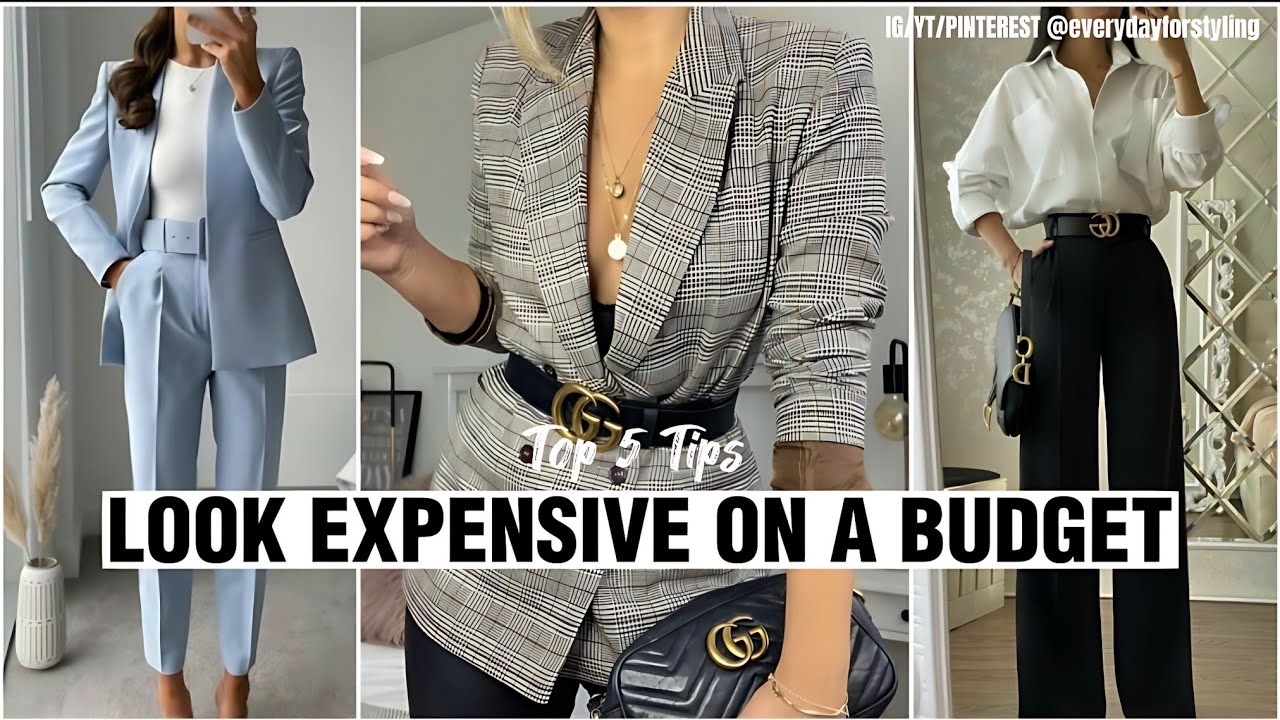 How to Dress Expensive on a Budget | Look Expensive on a Budget - YouTube