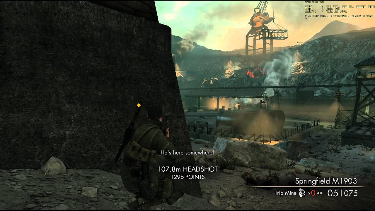 Sniper Elite V2 PC gameplay 1080p - YouTube
