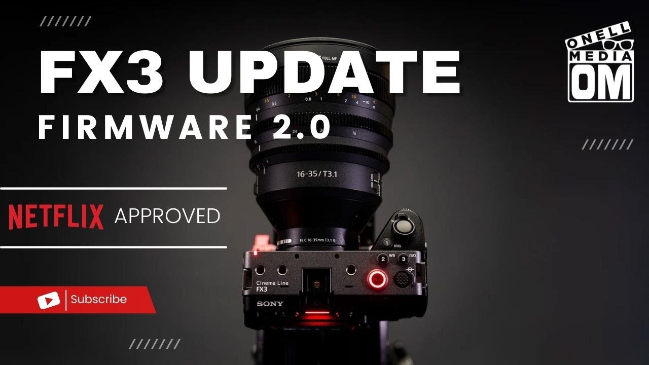 NEW FIRMWARE UPDATE MAKES SONY FX3 A TRUE CINEMA CAMERA | SONY FX3 NOW ...