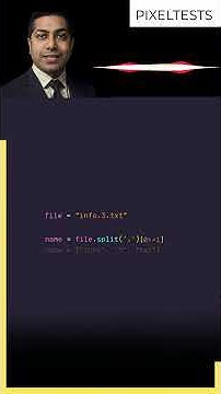 "Python Tutorial: Efficient File Name Processing (Remove File Extensions)" - YouTube