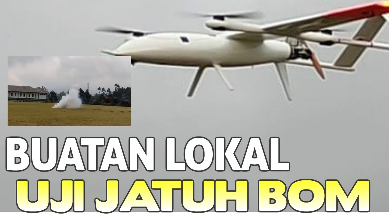 Mantap, Zeni Tempur TNI Uji Drone VTOL Hybrid Lokal - YouTube