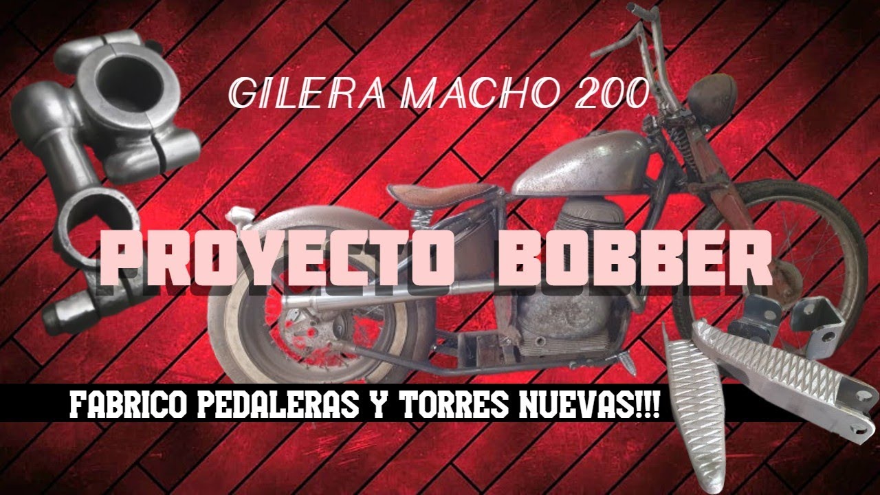 🔴 fabricando pedaleras y torres PERSONALIZADAS A LA GILERA MACHO 200 ...