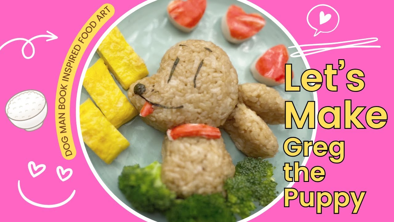Let’s Make Greg the Puppy Dog Man Inspired Food Art | Onigiri Breakfast ...