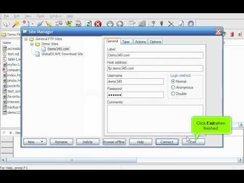 Configuring your website in CuteFTP | FastDot Cloud Hosting - YouTube