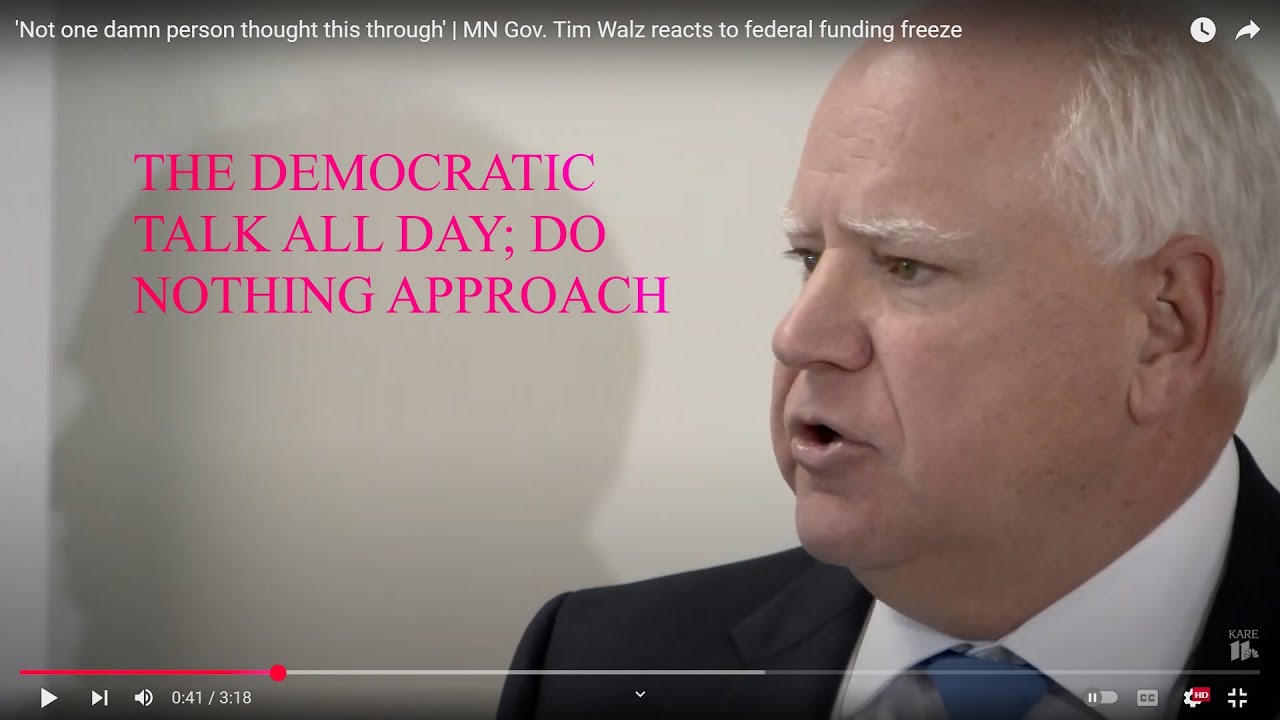 TIM WALZ WILL NOT HELP YOU - YouTube