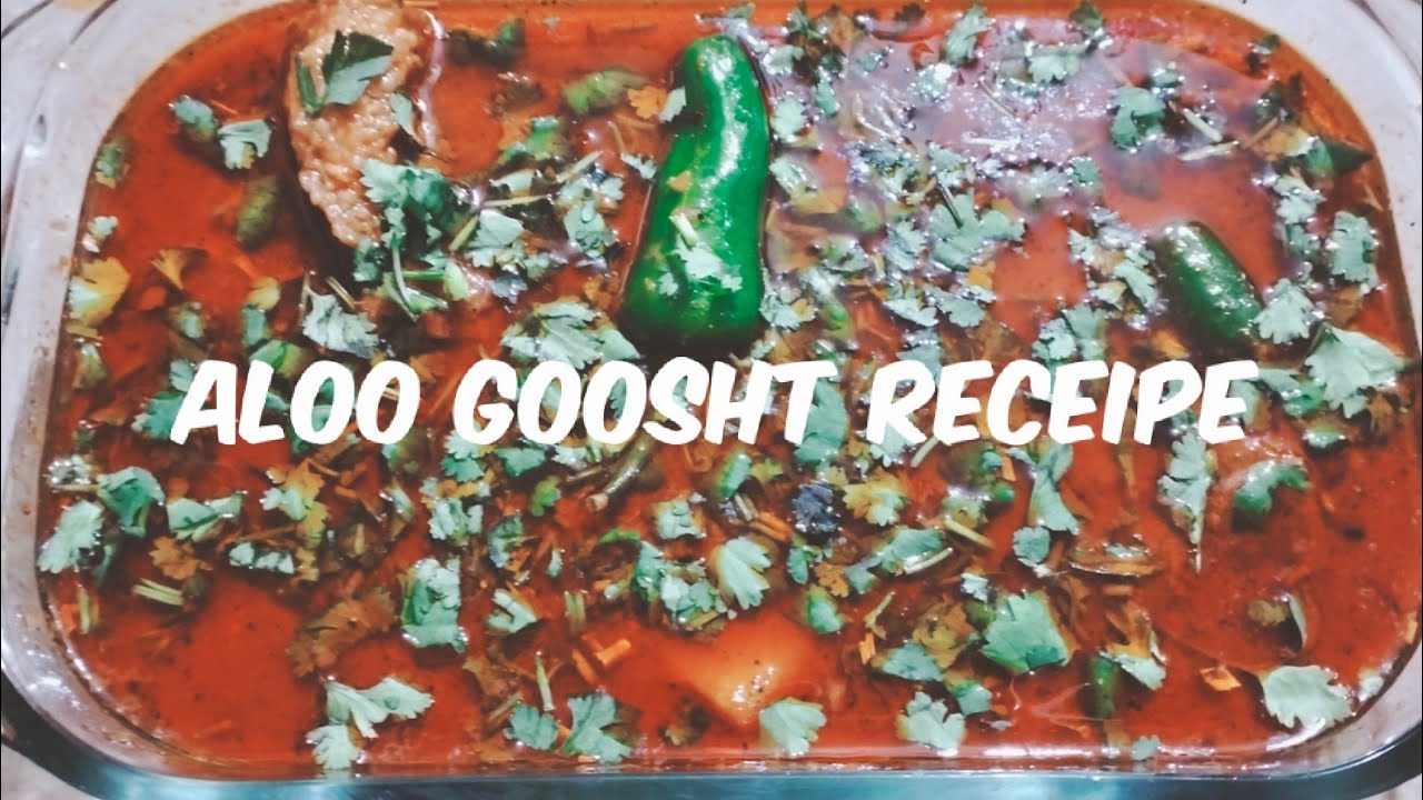 Aloo goosht receipe... ||how to make aloo goosht ||Rabi's kitchen and ...