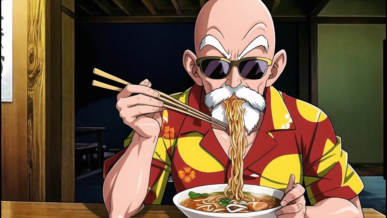AI Characters Eating Ramen While Singing "What a Wonderful World" - YouTube