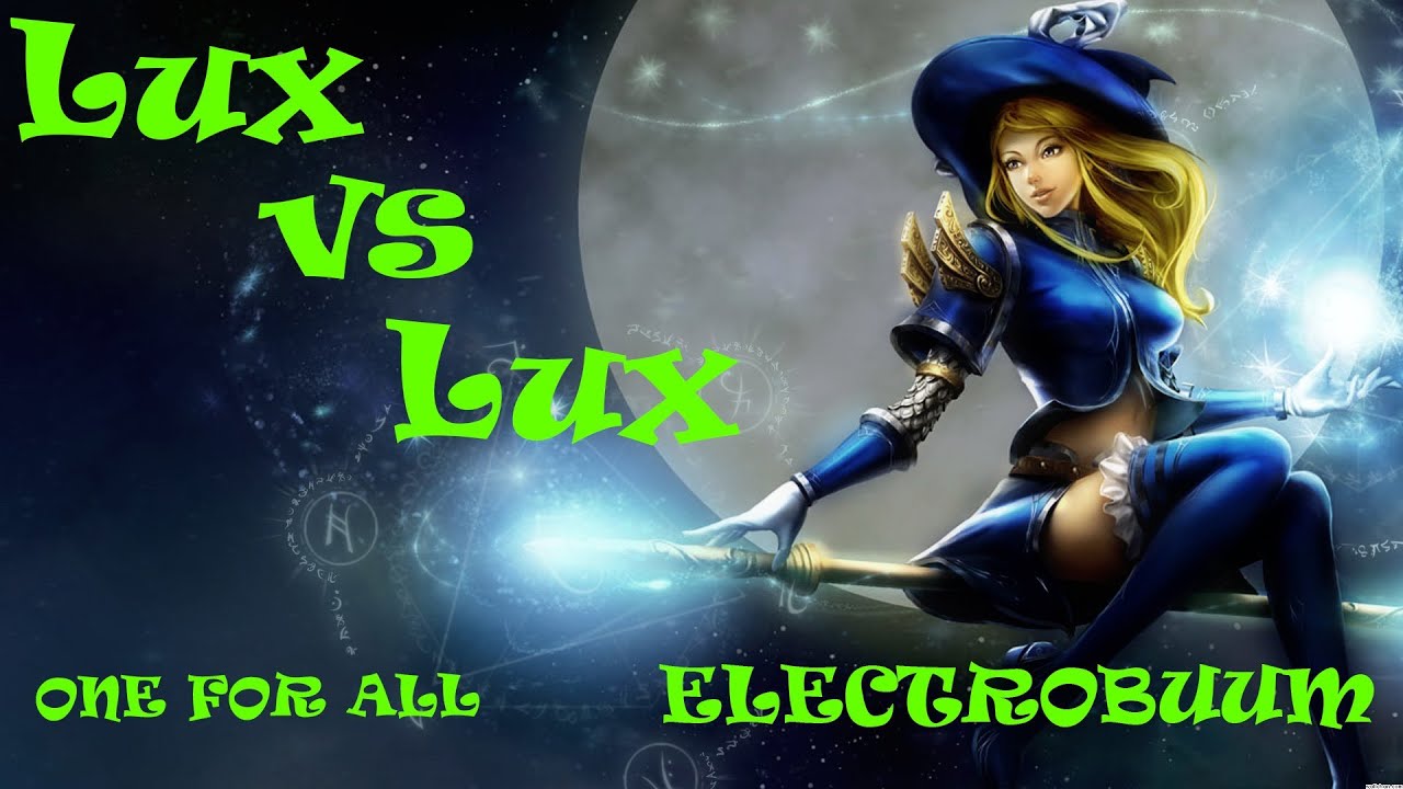 Lux VS Lux!!!!! Laser Show! | One for all!!! | League of Legends - YouTube