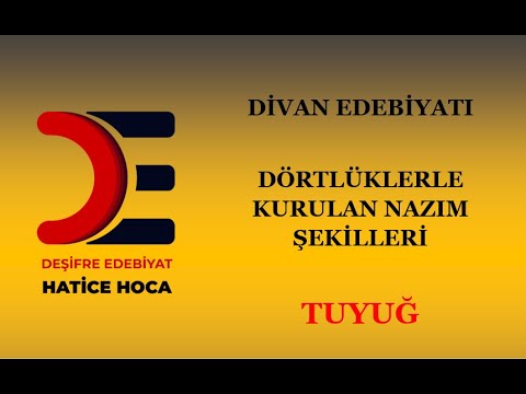 TUYUĞ NAZIM ŞEKLİ KONU ANLATIMI