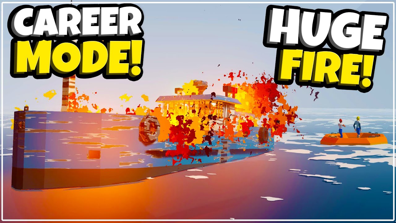 HUGE SHIP FIRE WITH SO MANY CASULTIES! - HARDCORE CAREER MODE ...