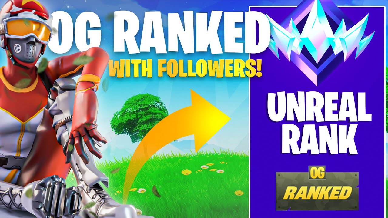 UNREAL RANKED RELOAD WITH FOLLOWERS | FORTNITE | +250 Subs ...