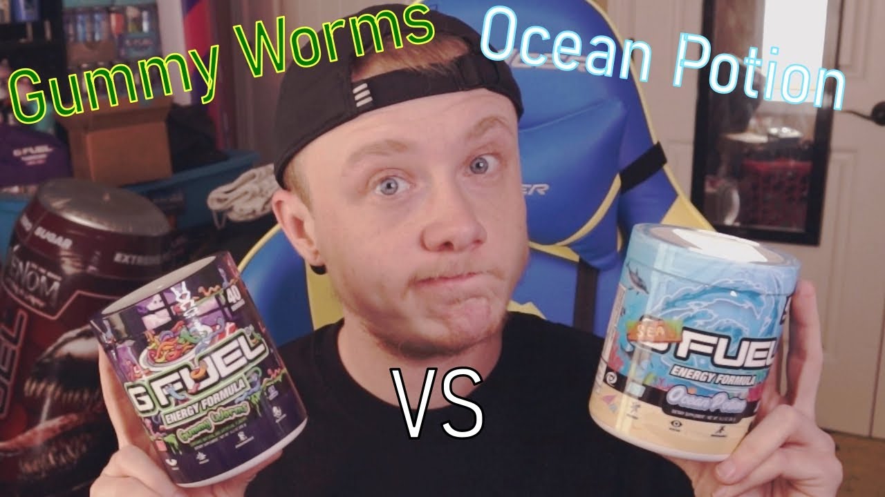 GUMMY WORMS vs. OCEAN POTION - YouTube