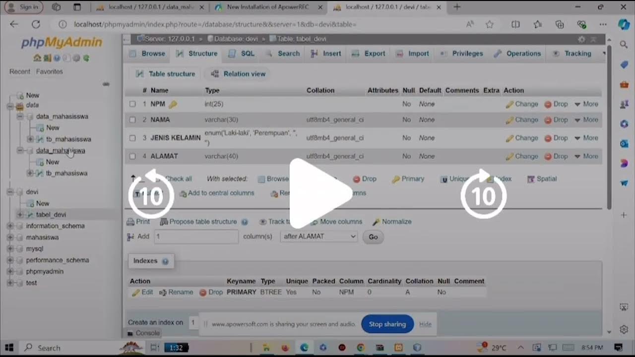 Tutorial Aplikasi CRUD Mahasiswa Java Netbeans - YouTube