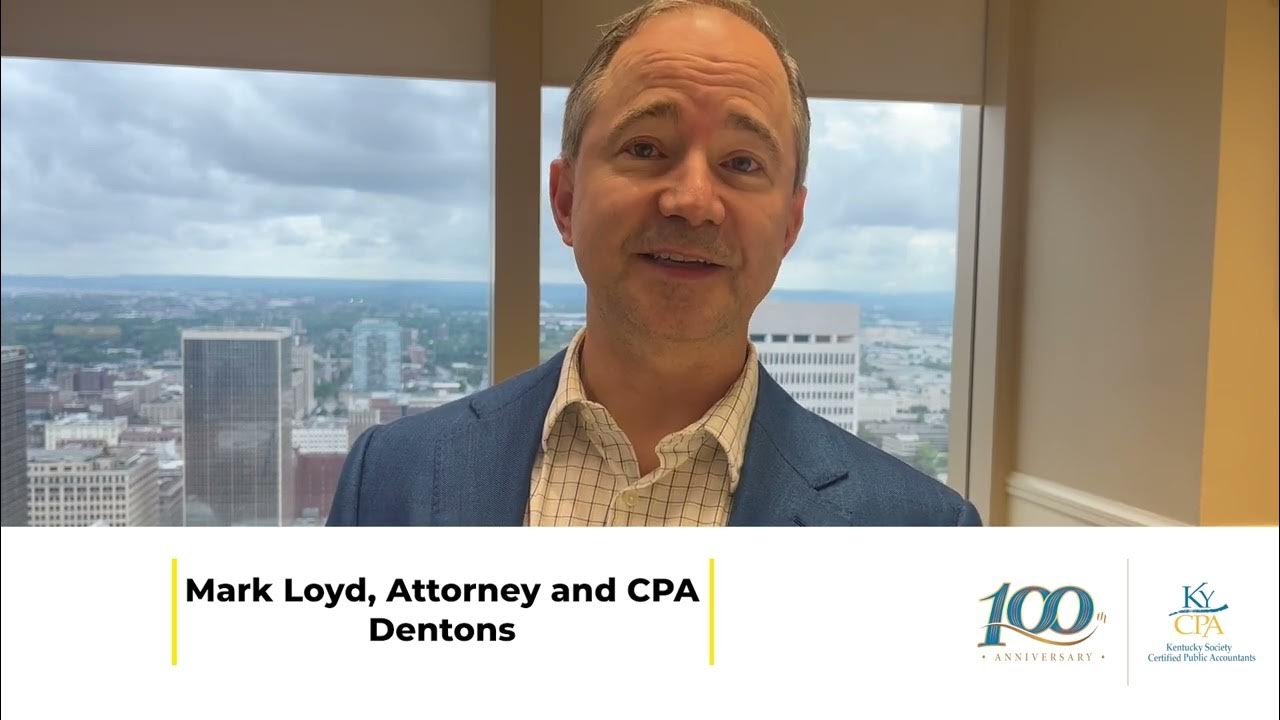 KyCPA Member Interview: Mark Loyd, CPA, JD - YouTube