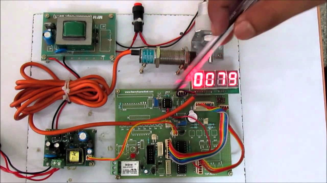 Microcontroller Based Speed Measurement Using Proximity Sensor Youtube
