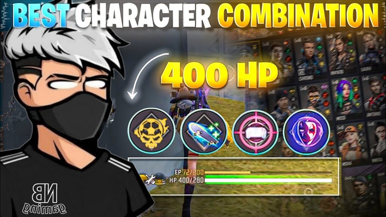 BEST CHARACTER COMBINATION FOR BR RANK & CS RANK IN FREE FIRE AFTER ...