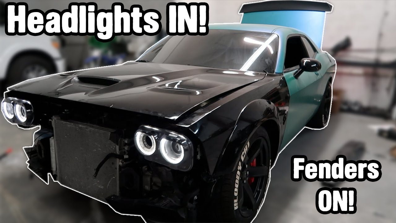 REBUILDING THE HELLKEAZY pt 6 "2016 HELLCAT FROM COPART" - YouTube