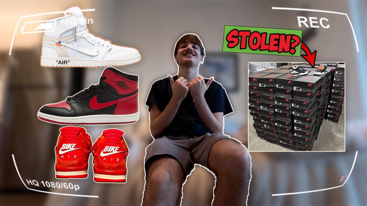 1 Million In stolen SNEAKERS Recovered+Jordan 1 Bred 85,Off White Ones ...