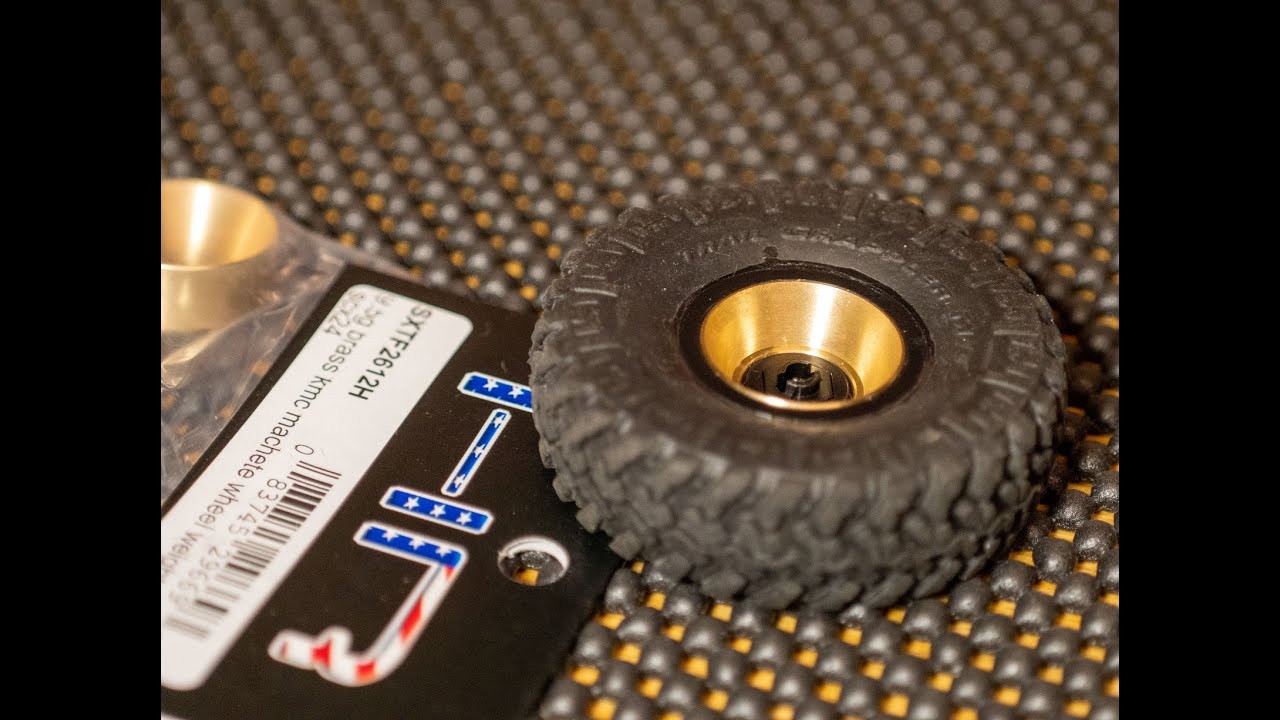 Axial SCX24 Hot Racing Brass Wheel Weights - Social Distancing #2 - YouTube