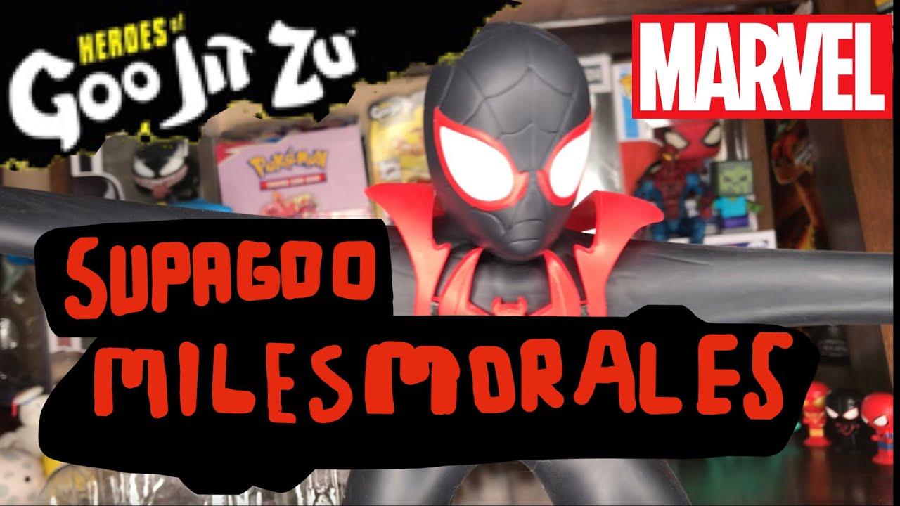 Goo Jit Zu Marvel Supagoo Miles Morales Unboxing - YouTube