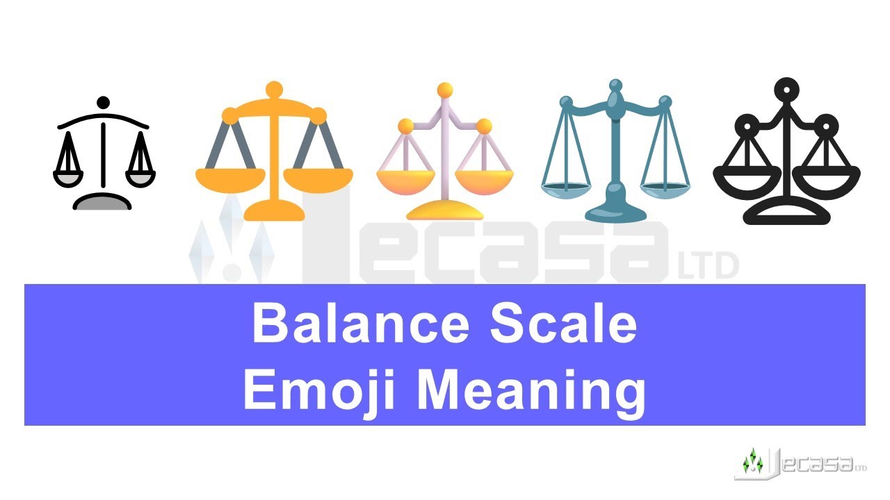 Balance Scale Emoji ⚖️ Meaning | Learning Emojis - YouTube