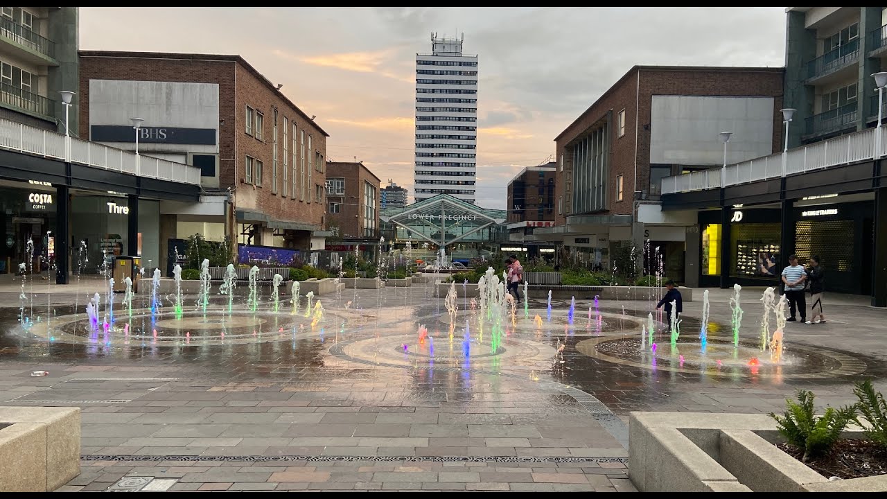 Coventry City Centre CV1 | Coventry City Walk Tour PART 1 | HDR - YouTube
