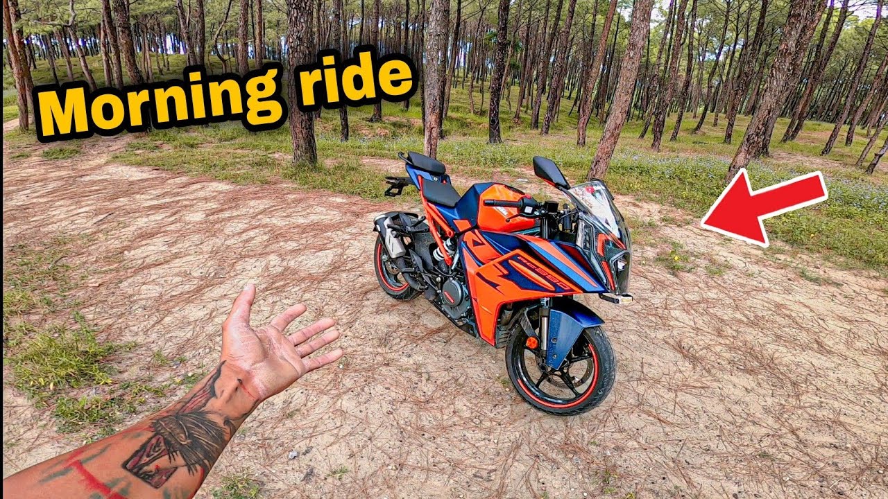 Morning ride with brand new KTM RC 390 😍 - YouTube