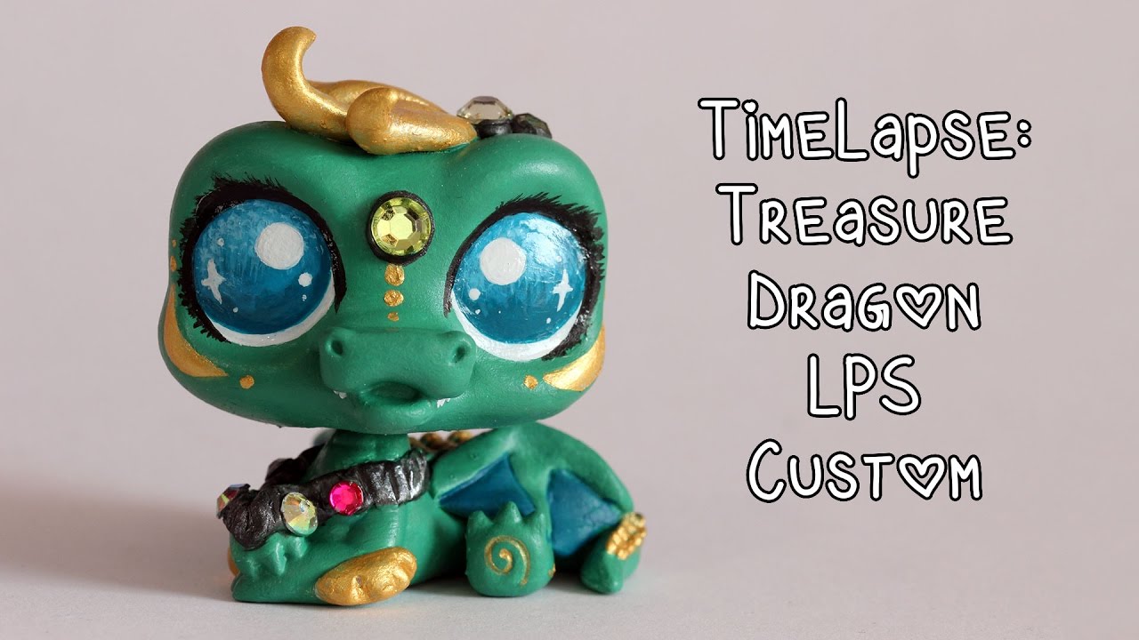 Timelapse: Treasure Dragon LPS Custom - YouTube