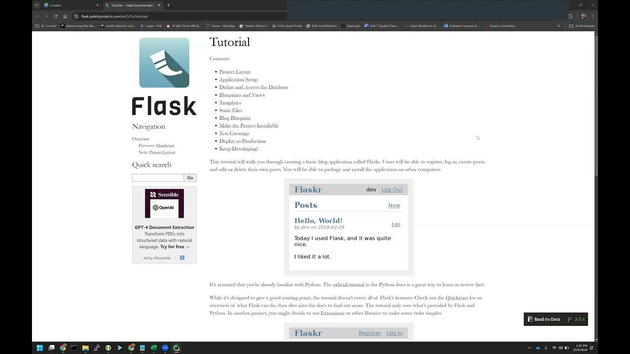 INF601- Flask Part 1 - YouTube