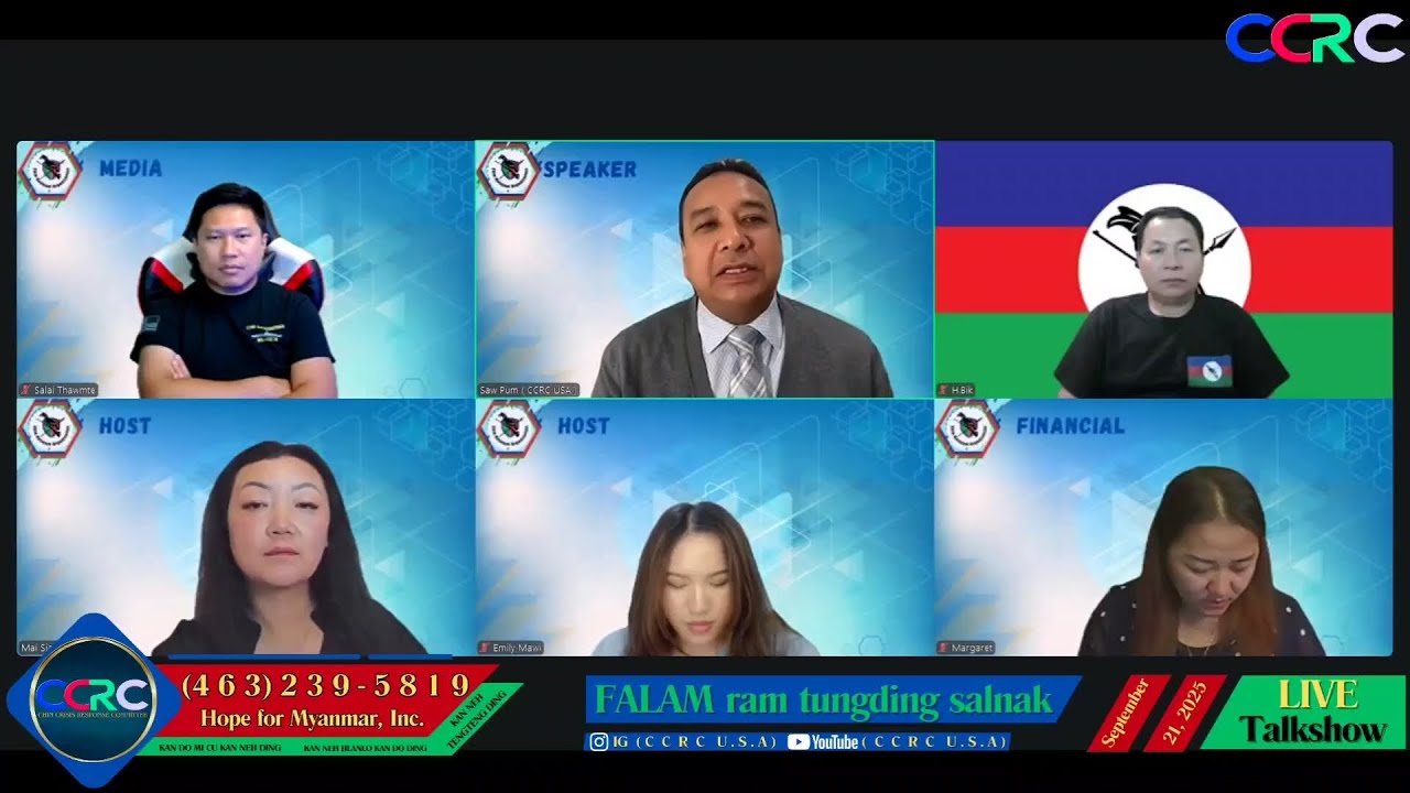 FALAM Ram Kilhimnak Talkshow | CCRC LIVE (September 22, 2025) - YouTube